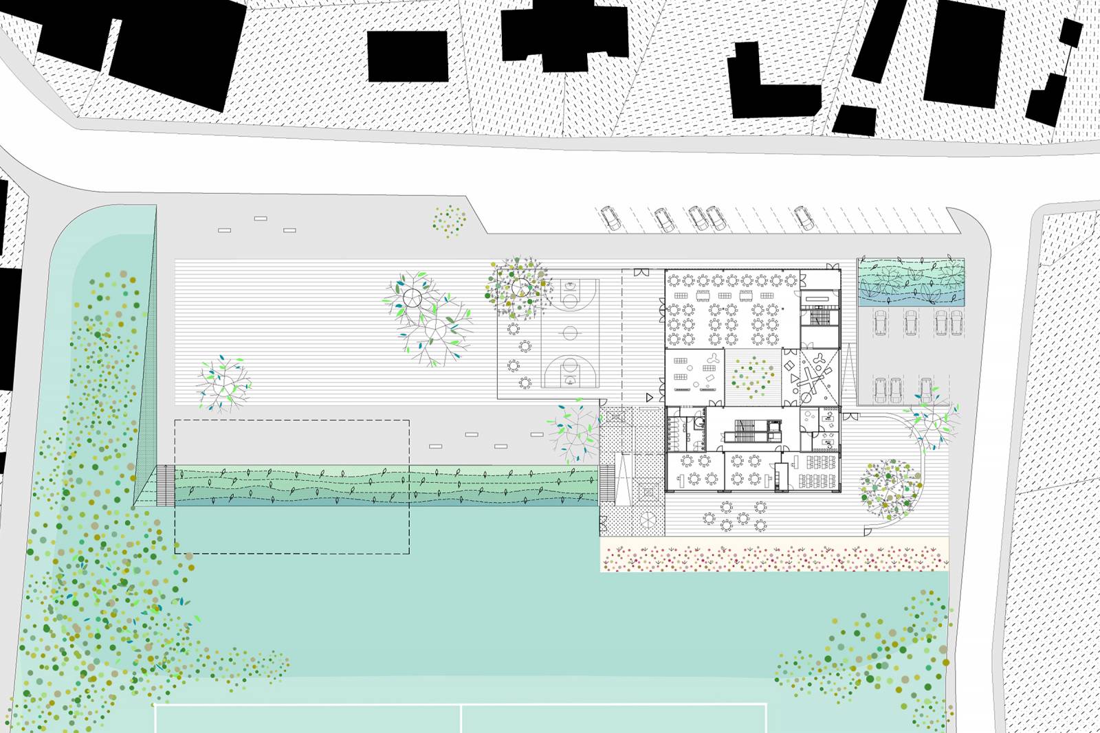 School Rotheux | V+ architecture